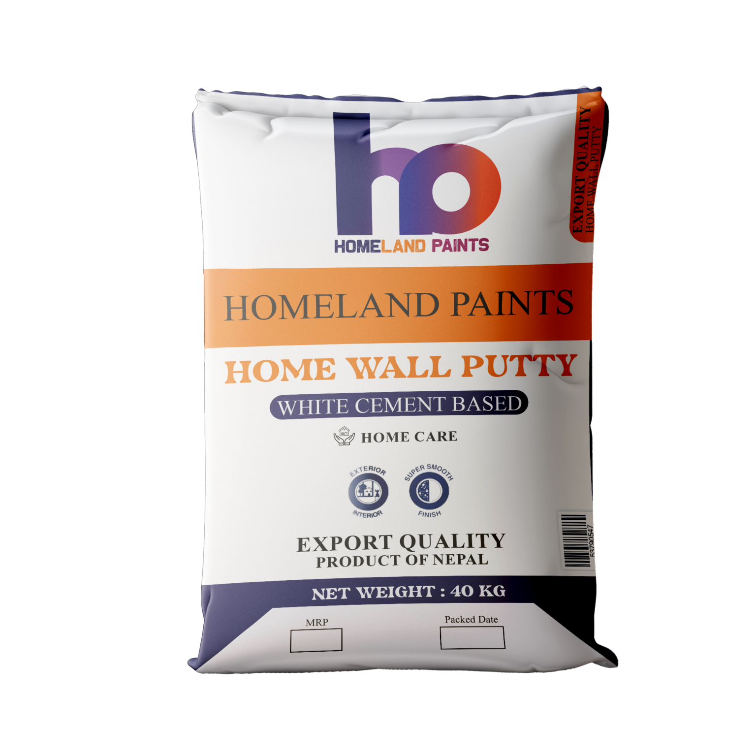 Homeland Wall Putty (White Cement Based) – Homeland Paints